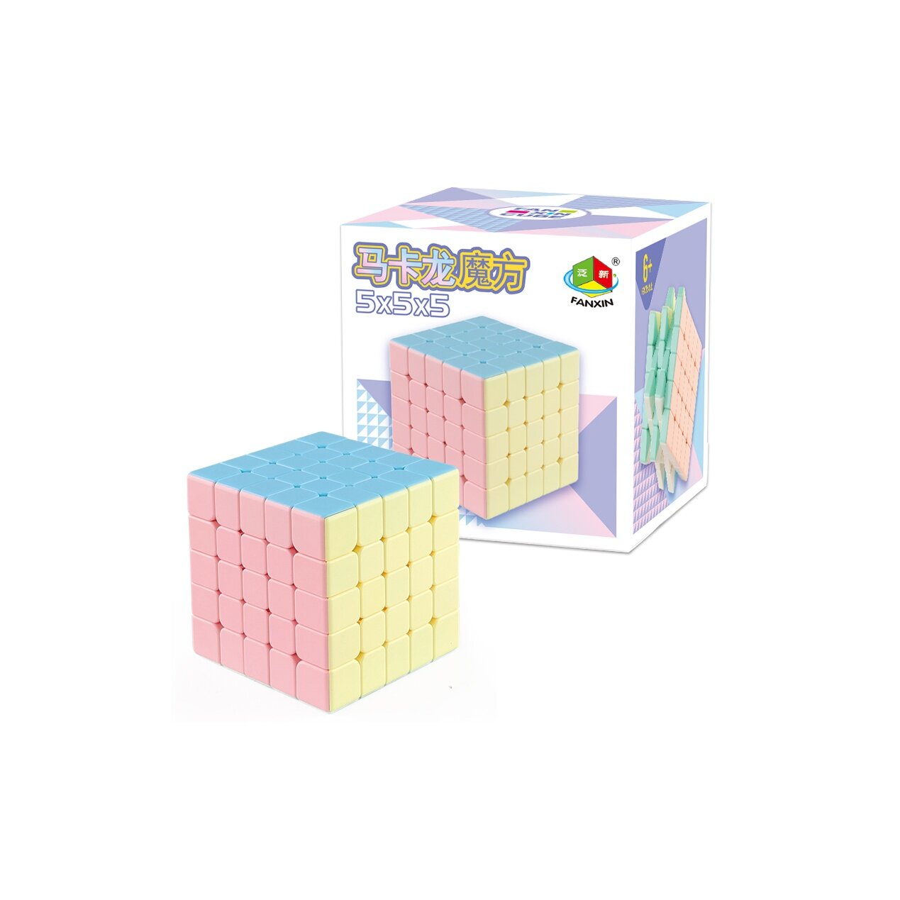 FANXIN CUBE Вторые Третьи Четвертые и Пятые Пирамиды Цвет макарон Кубик Рубика Развивающие игрушки