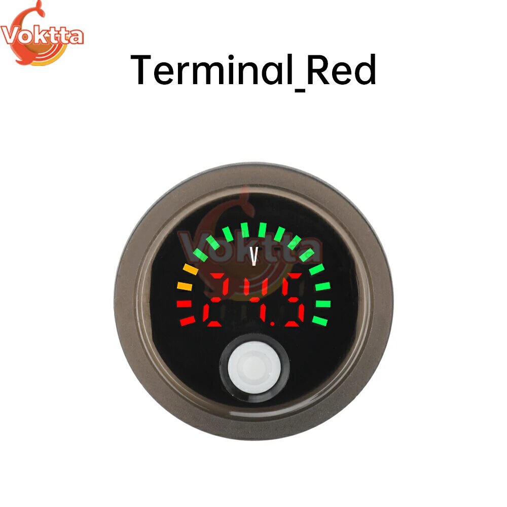 Цифровой вольтметр Gaqqee 7-100В red