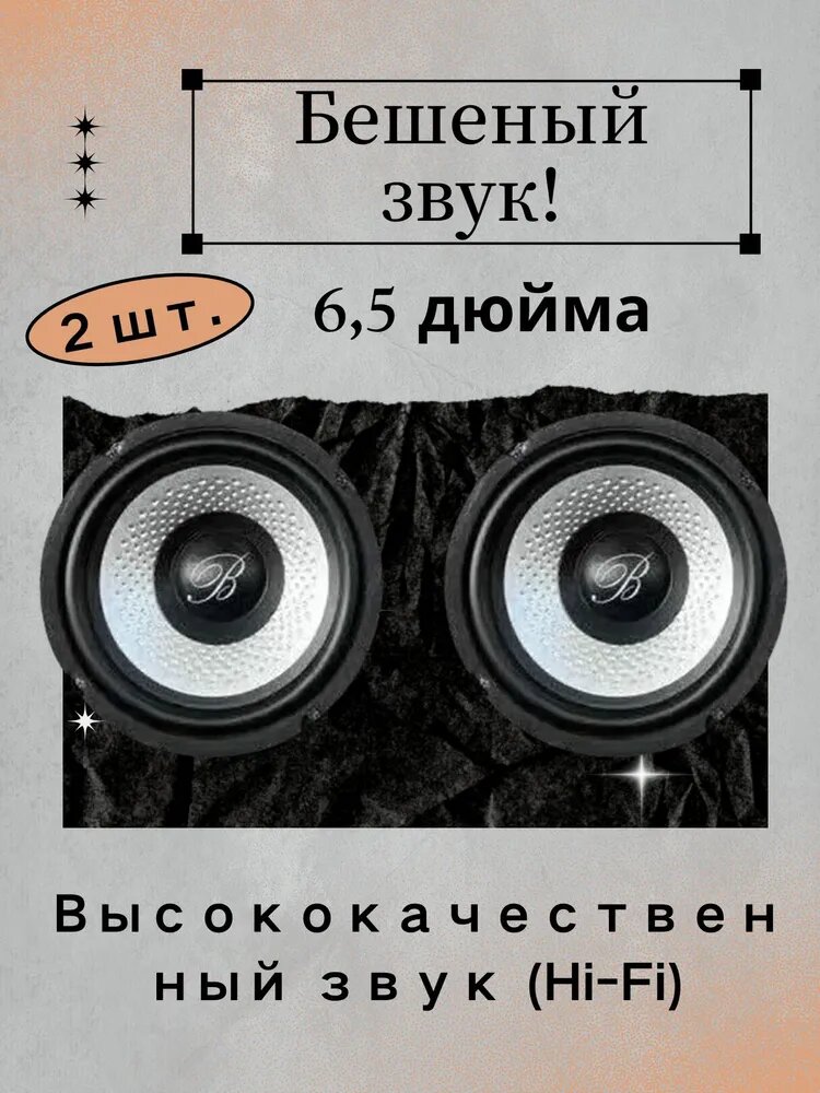 Сабвуфер автомобильный, 16.5 см (6.5 дюйм.)