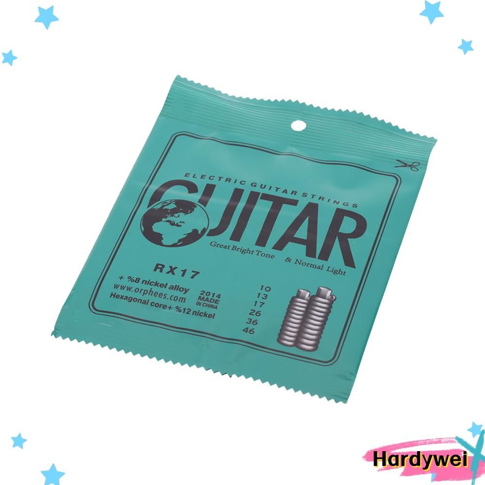 Электрические струны Orphee RX17, легкие и громкие, 8% никелевый сплав, для начинающих исполнителей