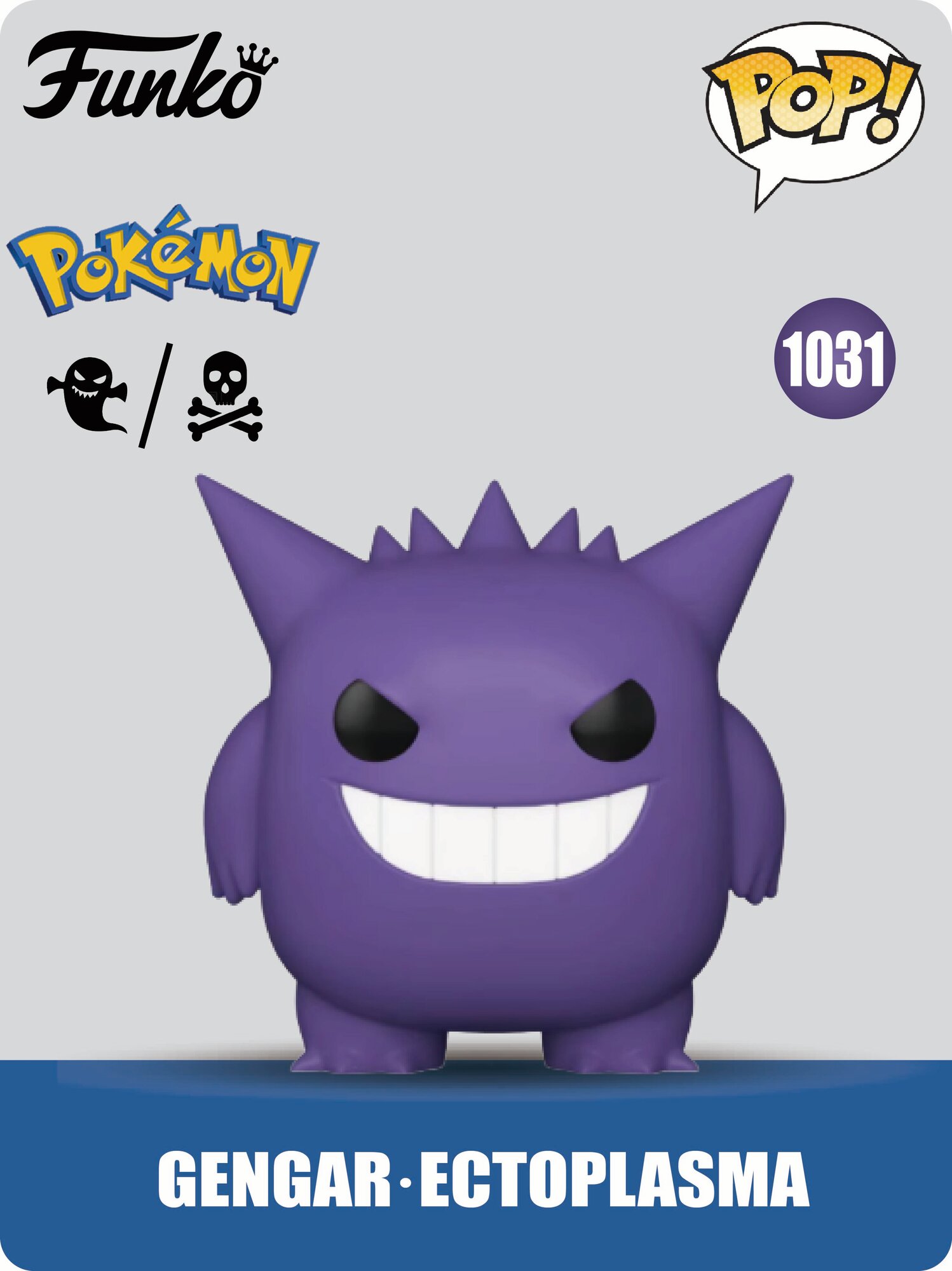 Фигурка Funko POP GAMES! Animation Pokemon Gengar Ectoplasma#1031