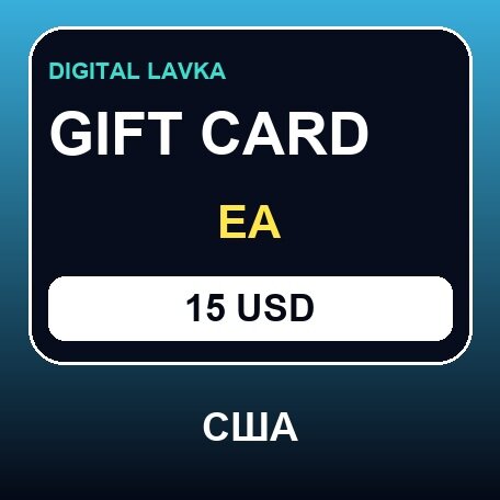 EA / Origin Gift Card США · USD 15 — карта оплаты, цифровой код пополнения счёта, моментальная доставка