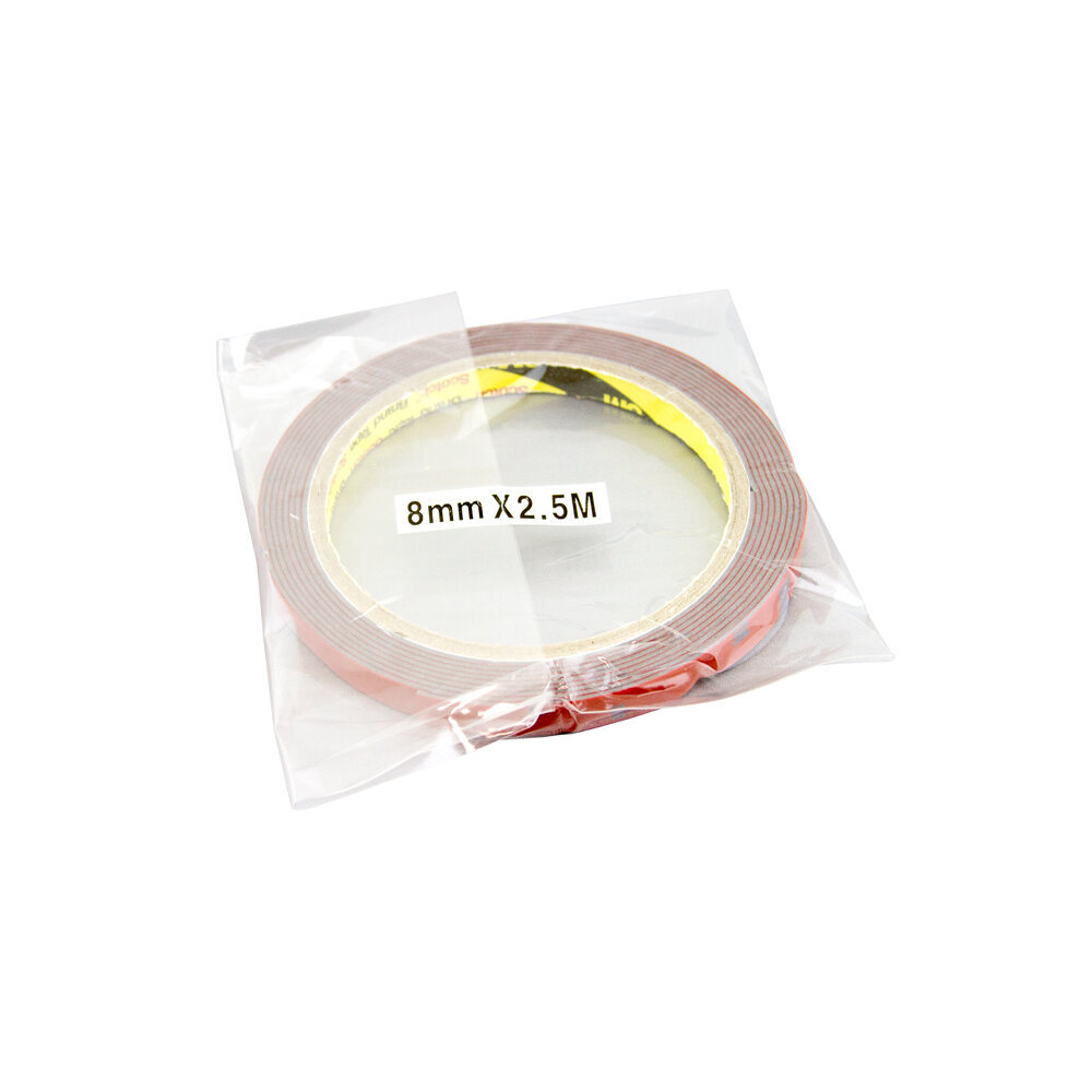 Скотч 3M Tape (Acryl), двусторонний, на акриловой основе, серый, 8 мм x 2,5 м