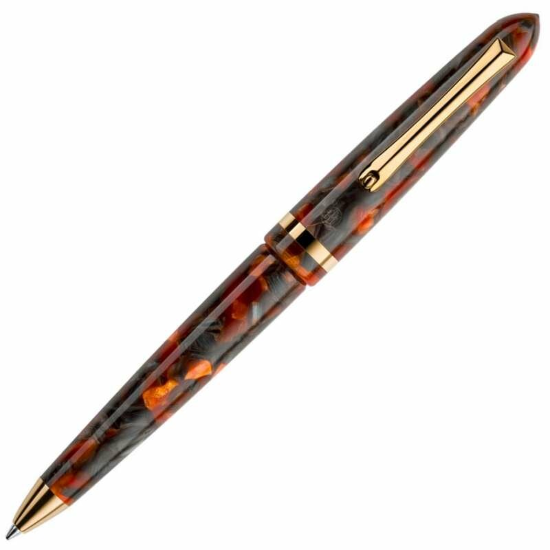 Шариковая ручка Montegrappa Venetia Plume Agate. Артикул VEN-PL-BP