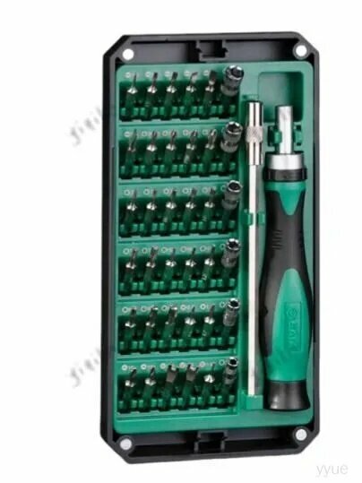 SATA 05107 Набор прецизионных трещоточных отвёрток 38 предметов