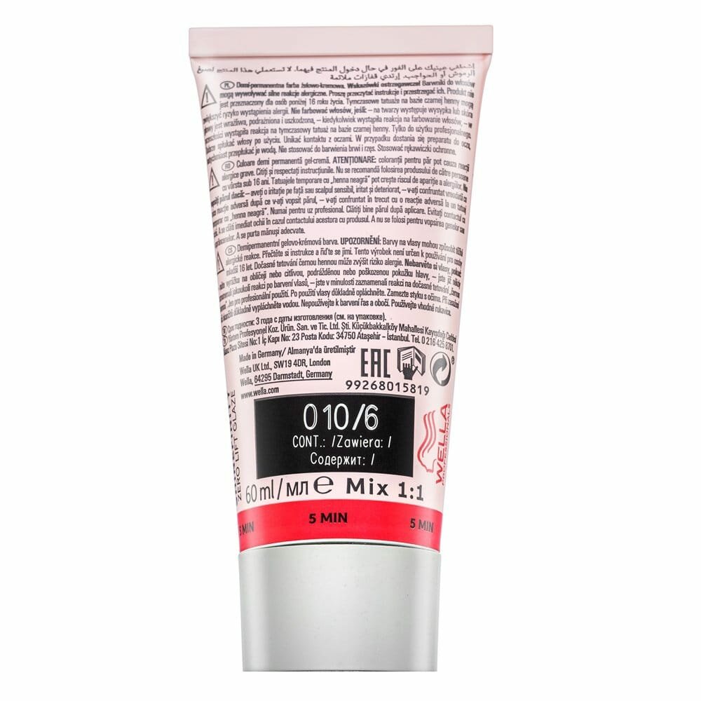 Средство тонирующее Wella Professionals Shinefinity Zero Lift Glaze 010/ 6 л 60 мл