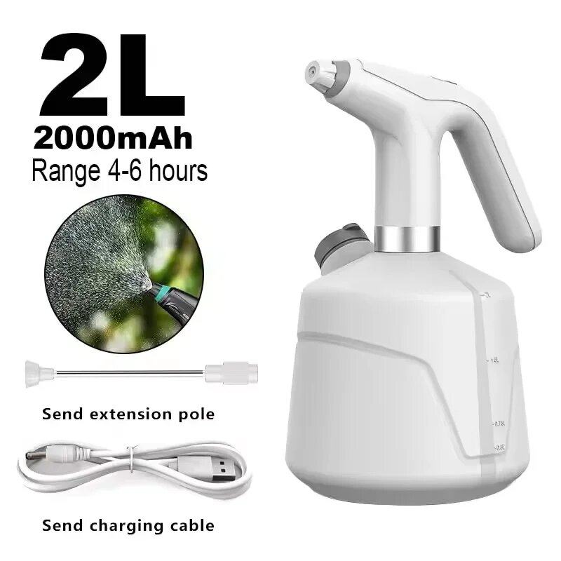NOCCLILI Электрический опрыскиватель 2 л New 2L White