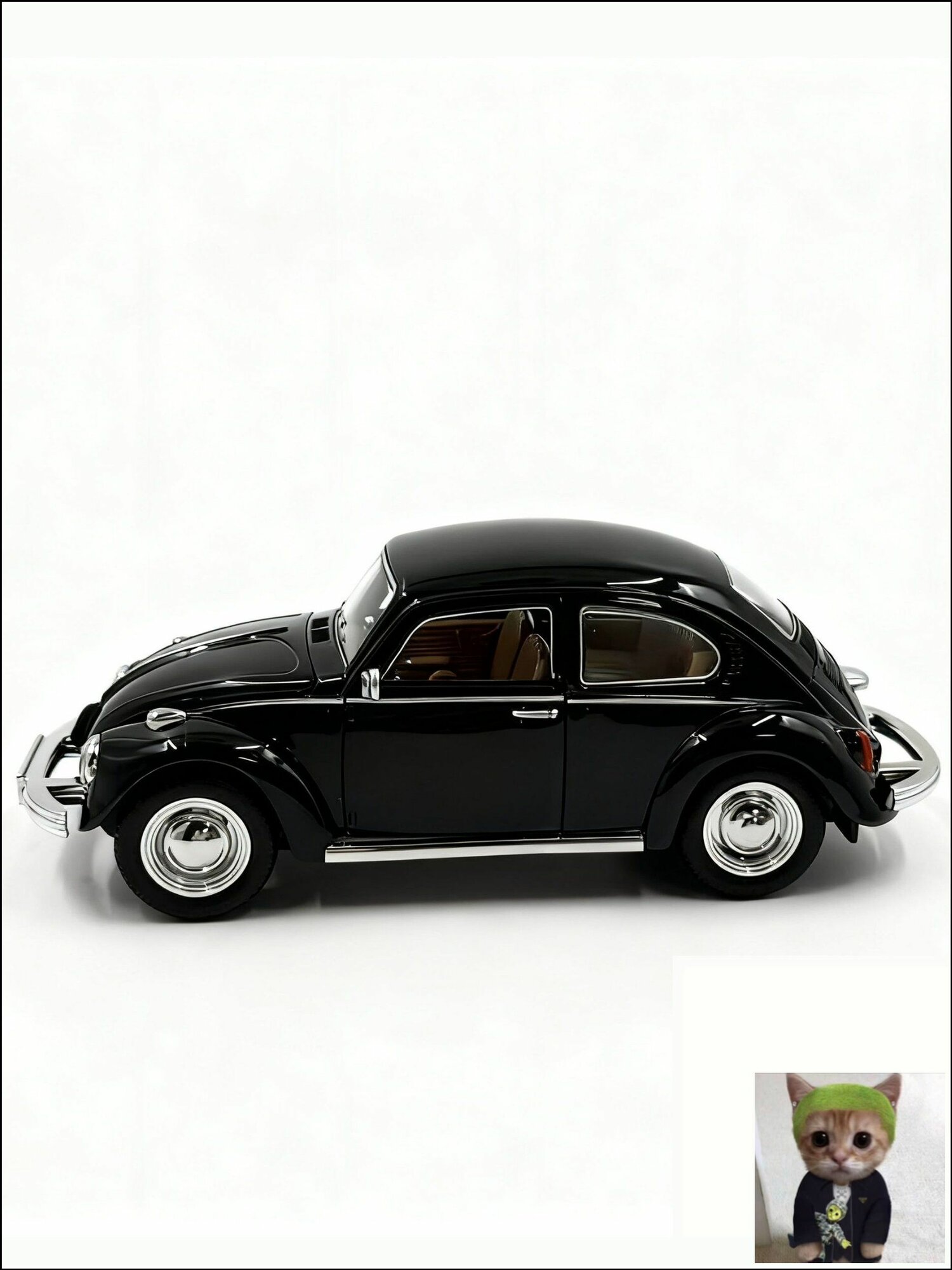 Игрушечная модель Volkswagen Beetle 1967 года со световыми и звуковыми эффектами, коллекционная игрушка.