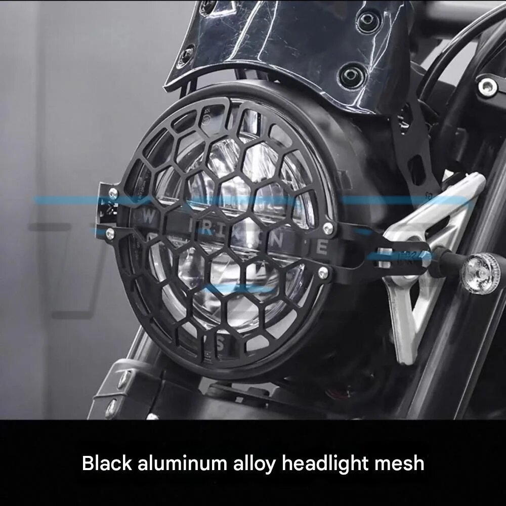 Сетка для фар мотоцикла Black aluminum alloy