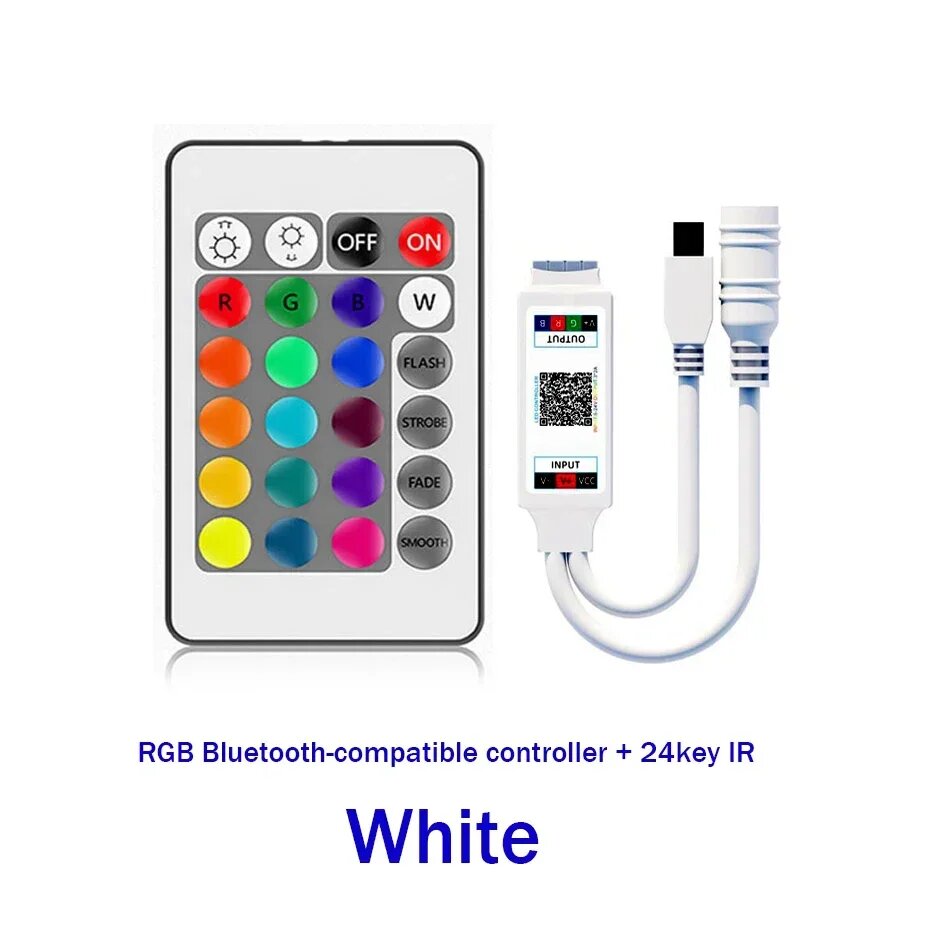 RGB контроллер Bluetooth 24KEY White