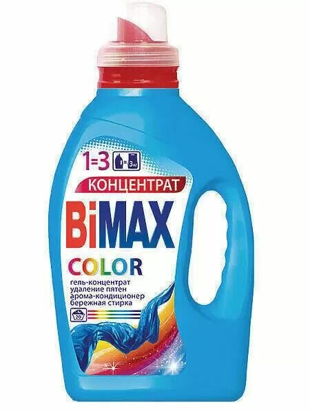Гель для стирки Bimax "IQ Smart", Color, 1950 мл