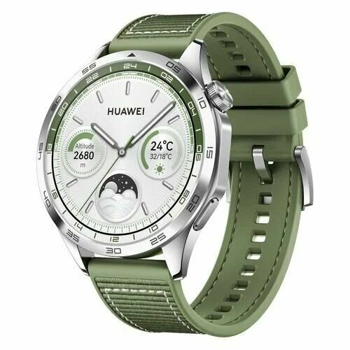 Смарт-часы HUAWEI Watch GT4, 46mm, AMOLED, 1,43" Global Green