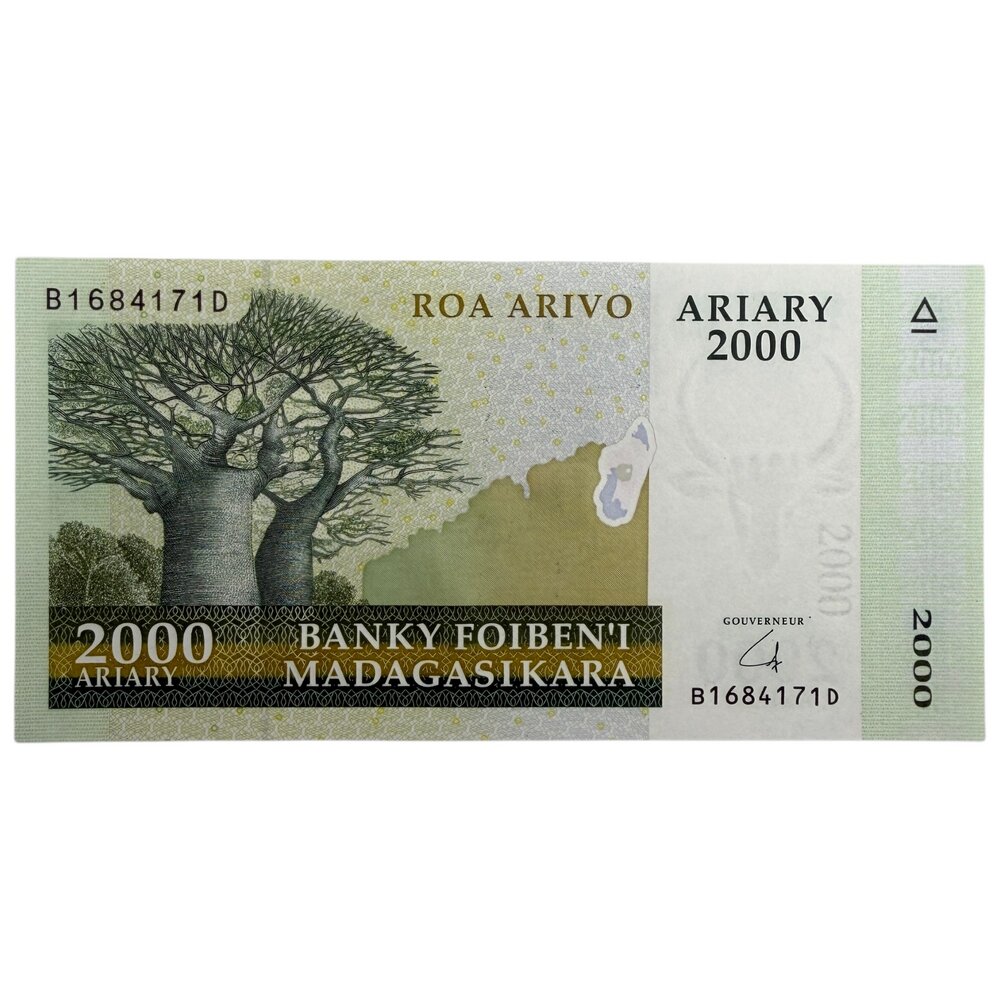 Мадагаскар 2000 ариари 2008-2014 гг. (Подпись Rasamoely) (Серия B D)