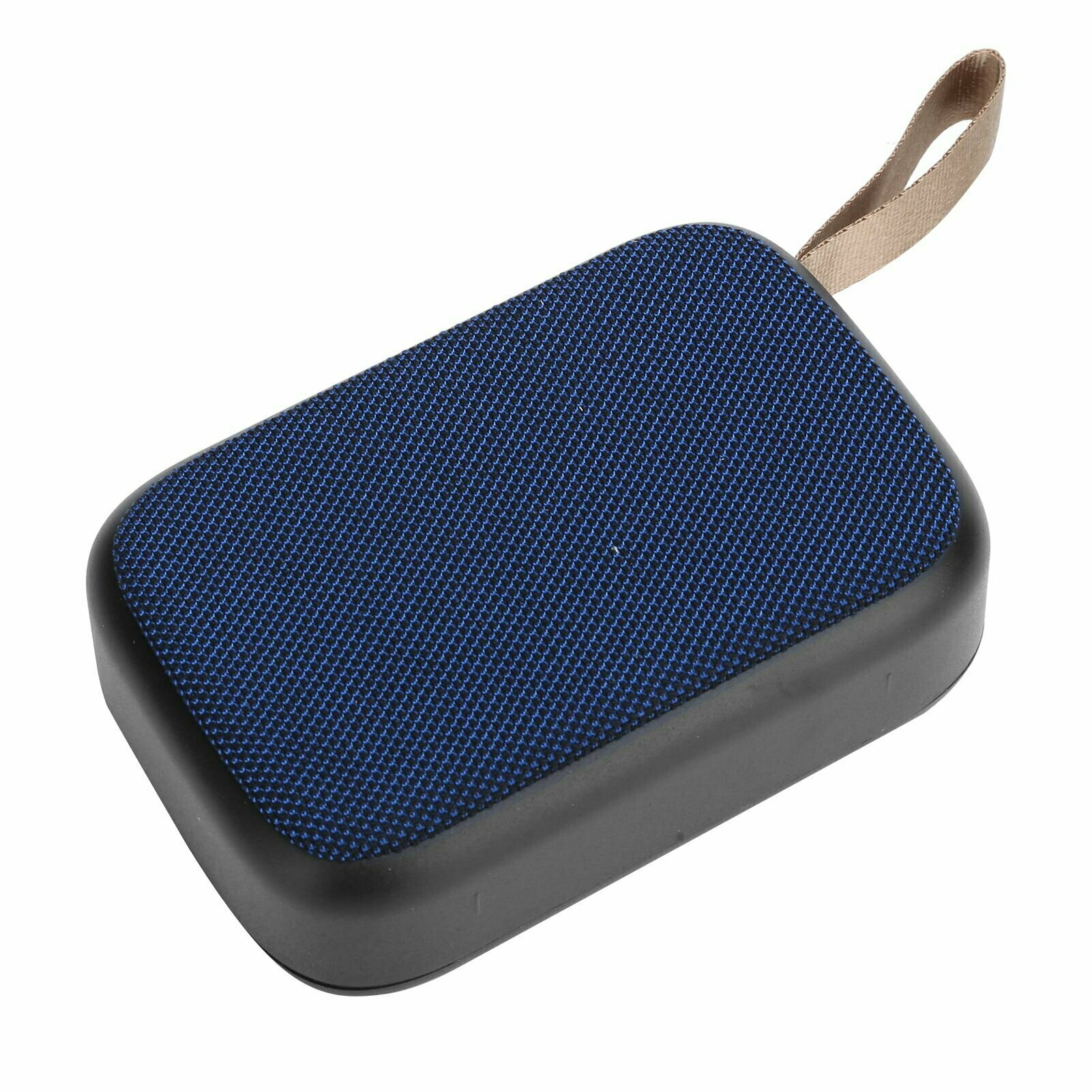 Мини-колонка Bluetooth с сабвуфером, FM-радио, синий
