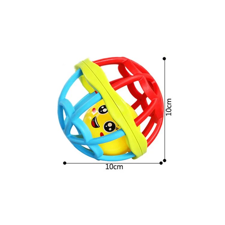 Макаронная мягкая погремушка из пластика Small ball -10cm