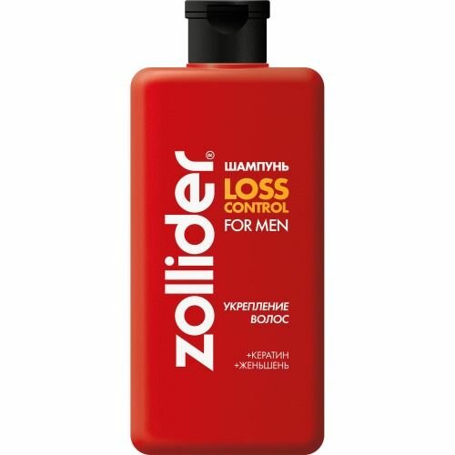 Zollider Шампунь Loss Control for men укрепление и восстановление волос, 370 мл