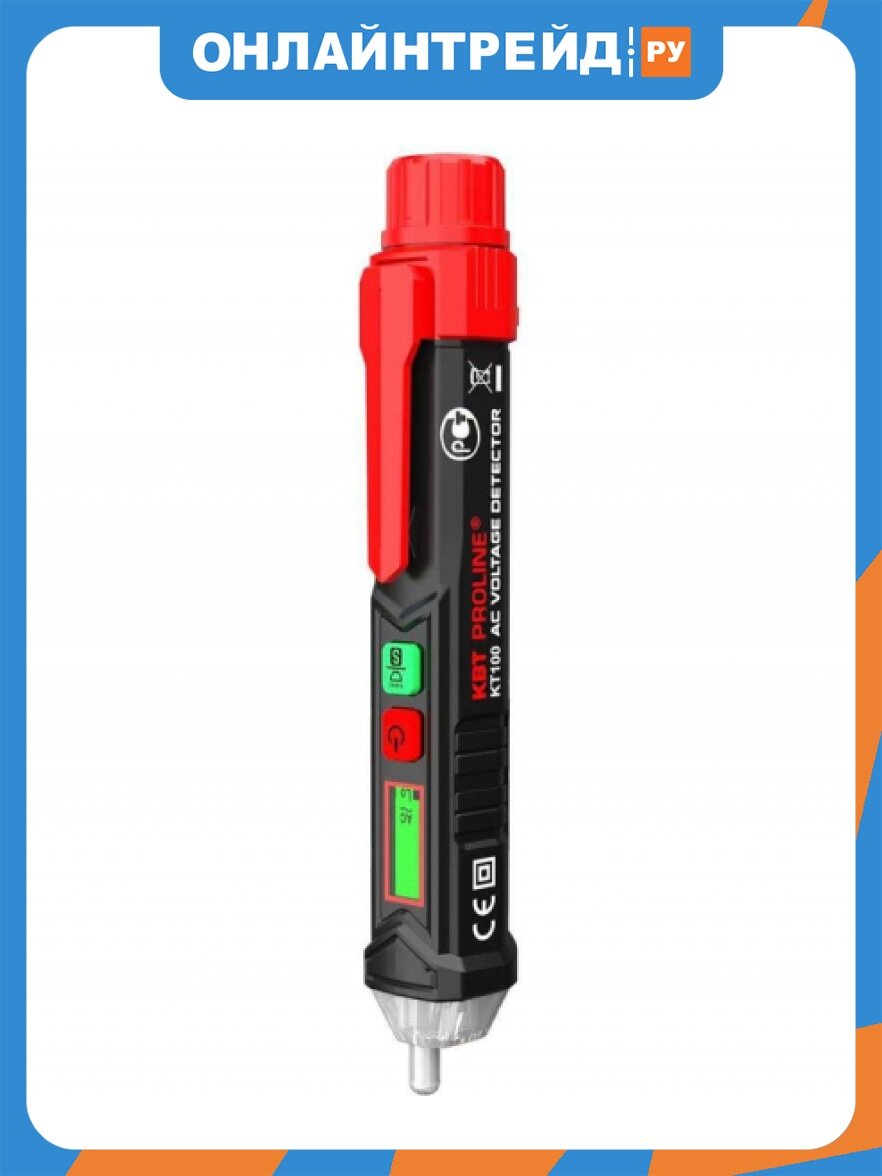 Бесконтактный детектор напряжения Квт KT 100 "PROLINE"