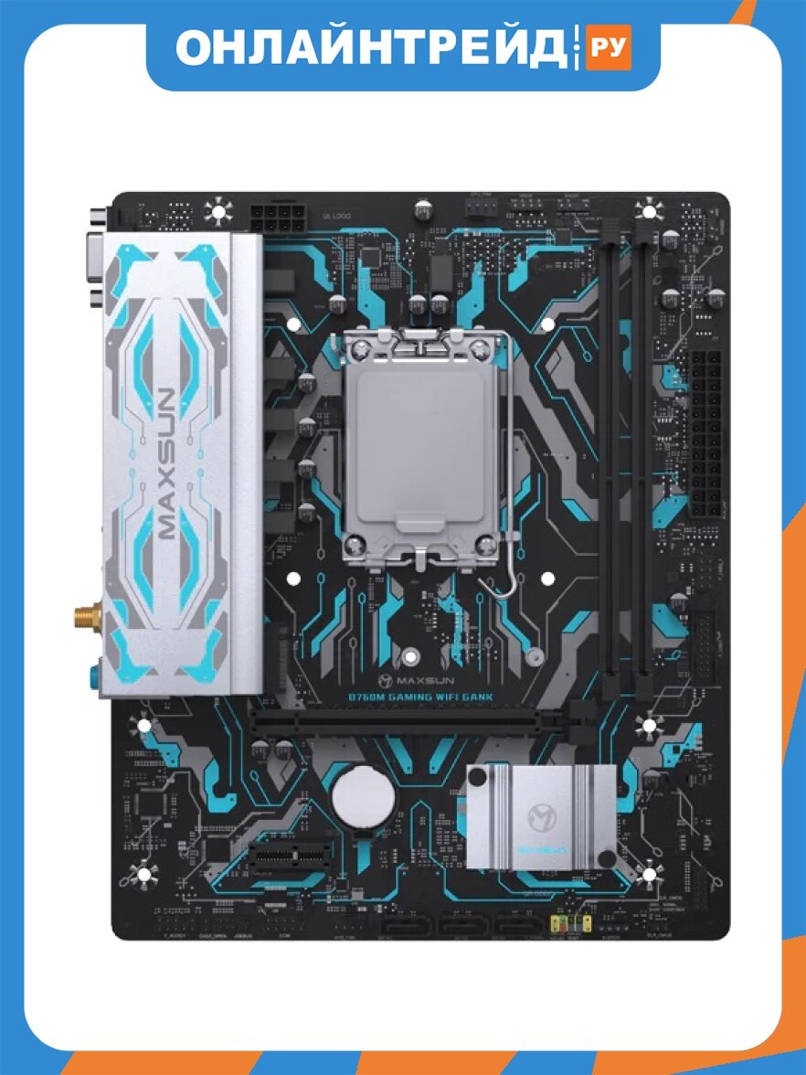 Материнская плата Maxsun MS-B760M GAMING WIFI GANK V2 (LGA1700, mATX)