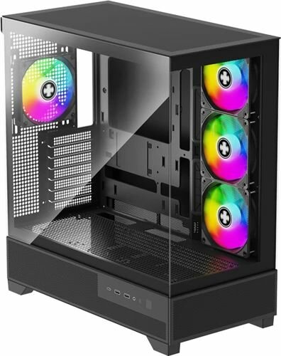 Компьютерный корпус Xilence XG179 (XG179) черный - Midi Tower, E-ATX, USB 3.2 Gen 1 Type-A