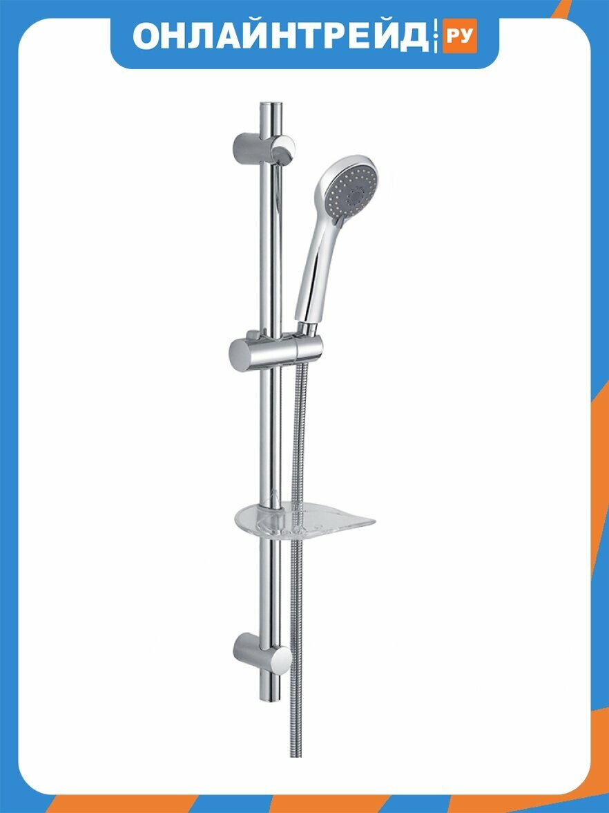 Душевой гарнитур Kaiser® Kaiser (R-1100) с полкой, хром