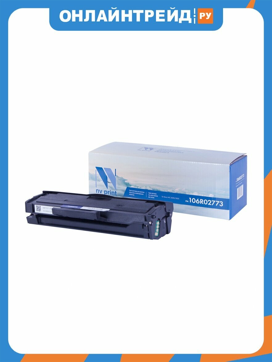 Тонер-картридж NV Print 106R02773 для Xerox Phaser 3020/WorkCentre 3025 (1500k)