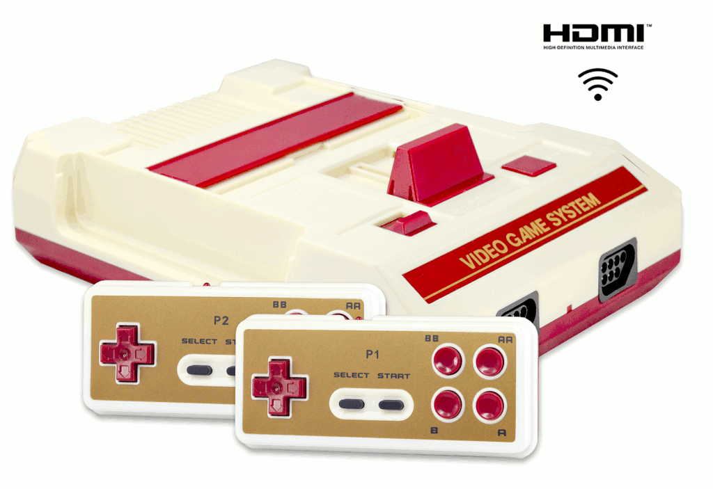 Игровая приставка Retro Genesis 8 Bit 300 игр (HDMI кабель, 2 беспроводных джойстика)