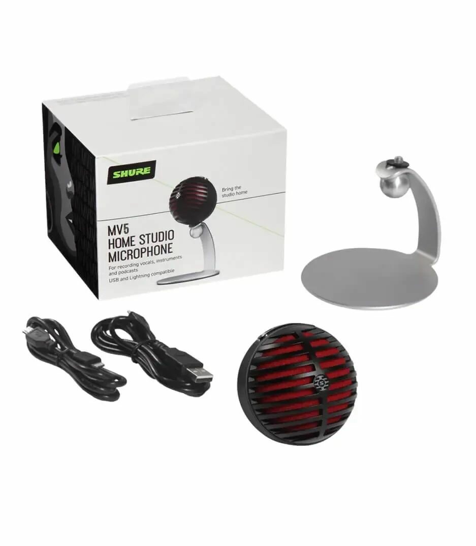 USB-микрофон Shure MV5-B-DIG — фото 1