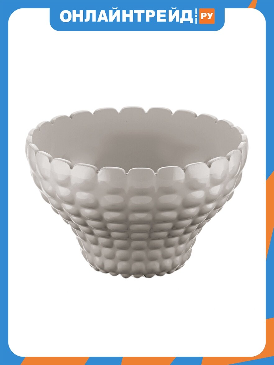 Пиала Guzzini Tiffany 225800158, d12 см, серо-бежевая