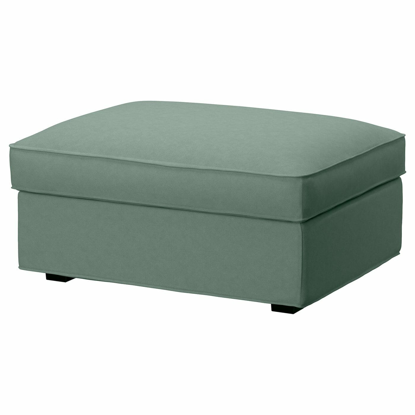Пуф IKEA KIVIK подножка со скрытым отсеком, светло-зеленый 094.847.53