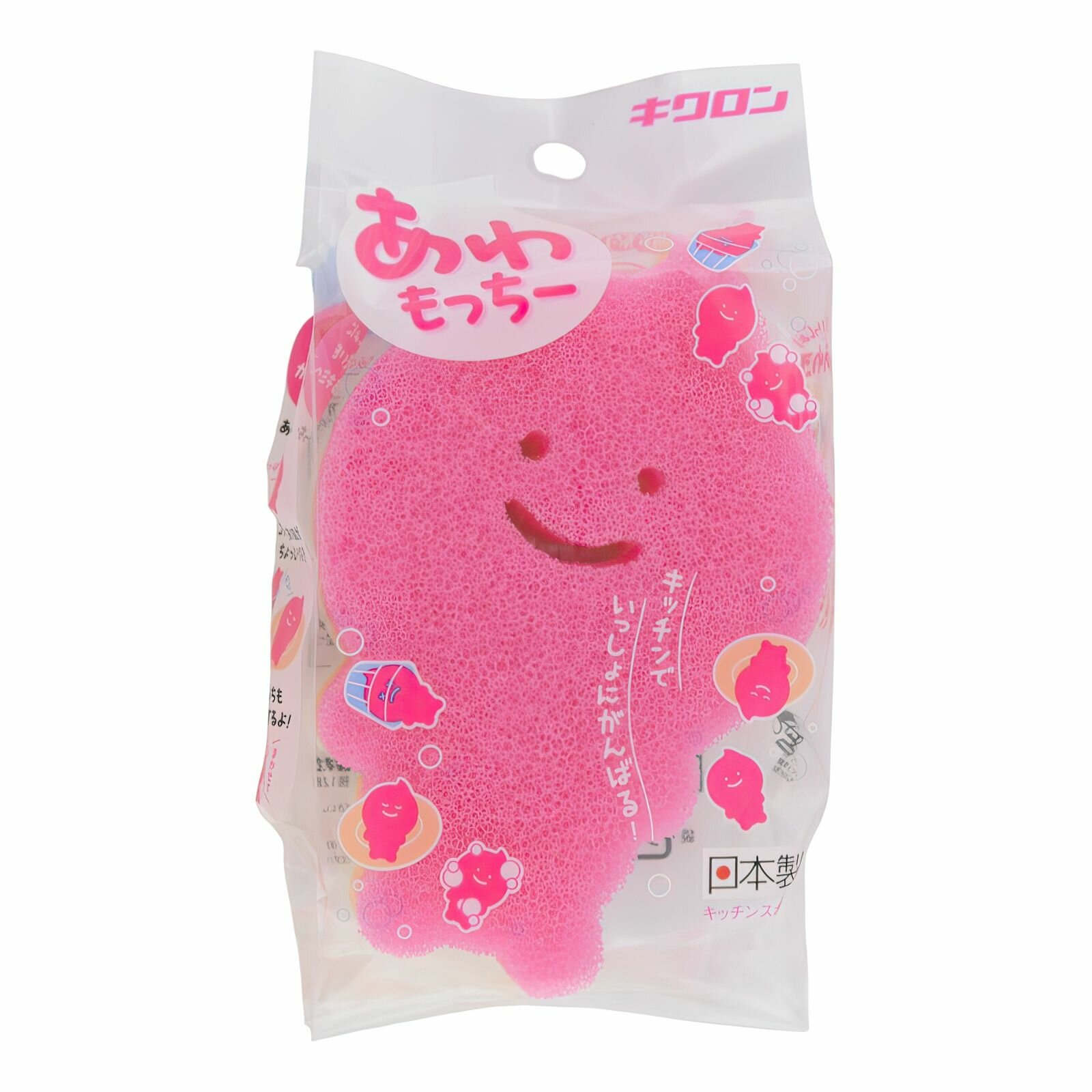Kikulon Awamochi Kitchen Sponge Губка для мытья посуды трехслойная, с эффектом обильной пены, без абразивных частиц, мягкая. арт. 102686