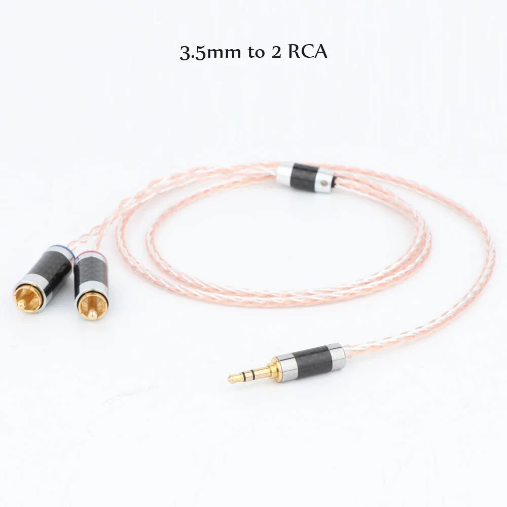 Аудиокабель YTER 3,5 мм на 2 RCA 1 м