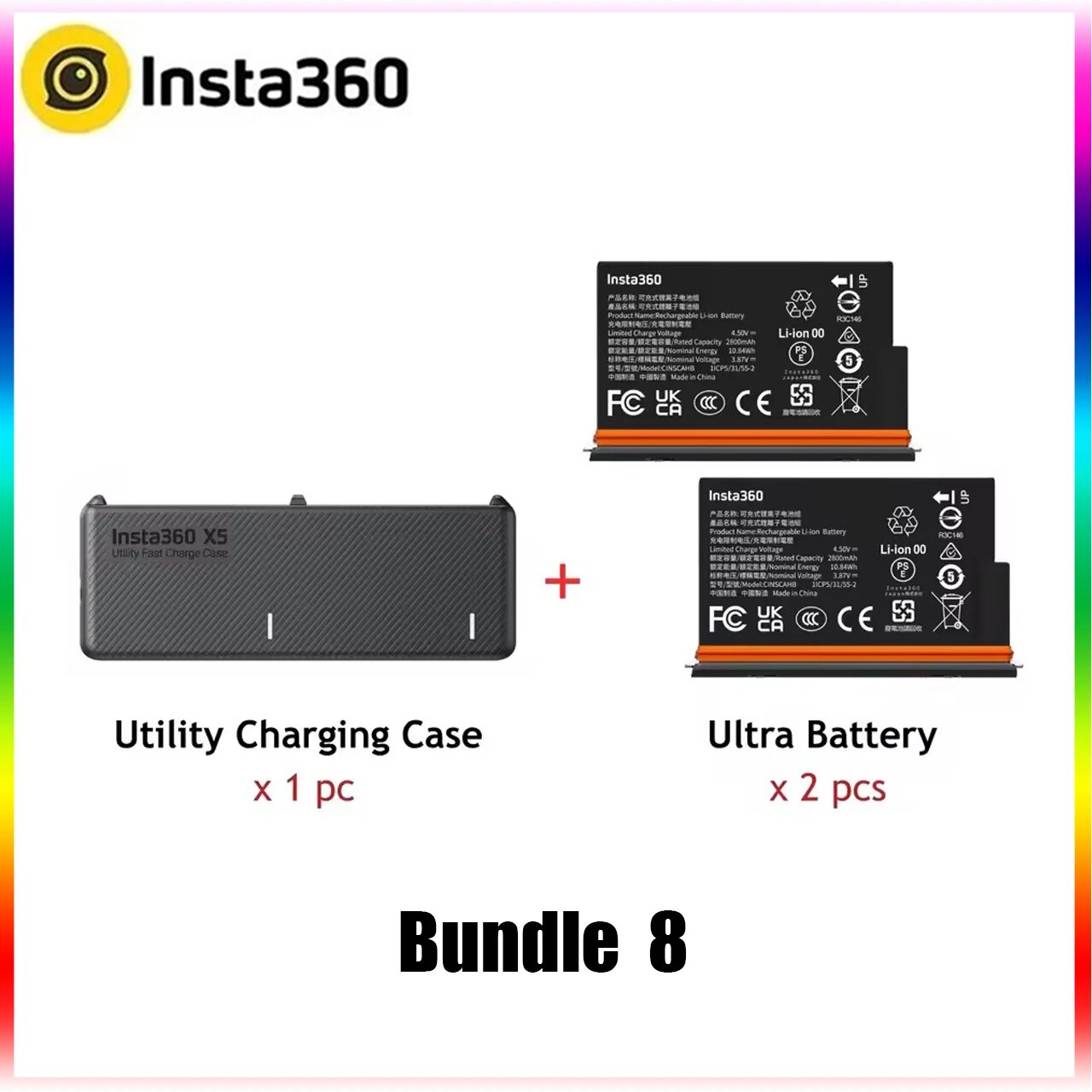 Зарядный чехол Insta360 X5 Bundle 8