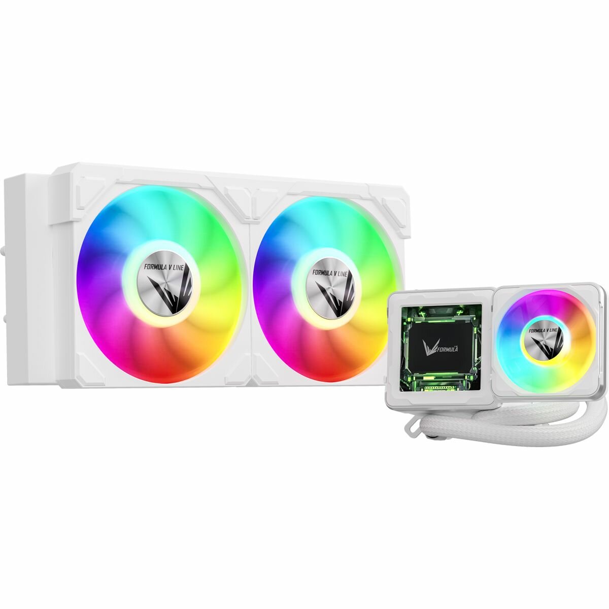 Система водяного охлаждения для ПК FORMULA Cryo Wing Digi 240 WH 120 мм A-RGB