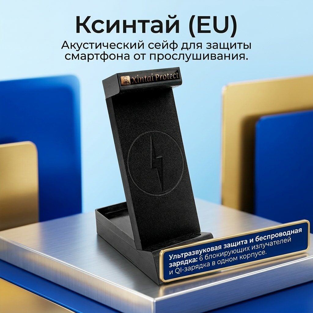 Сейф умный ультразвуковой акустический для телефона - Xintai