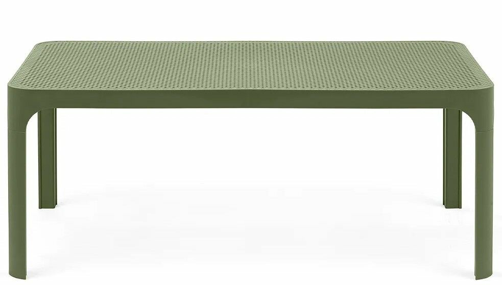 Столик журнальный уличный Net Table 100х60 см, цвет агава, NARDI, Италия