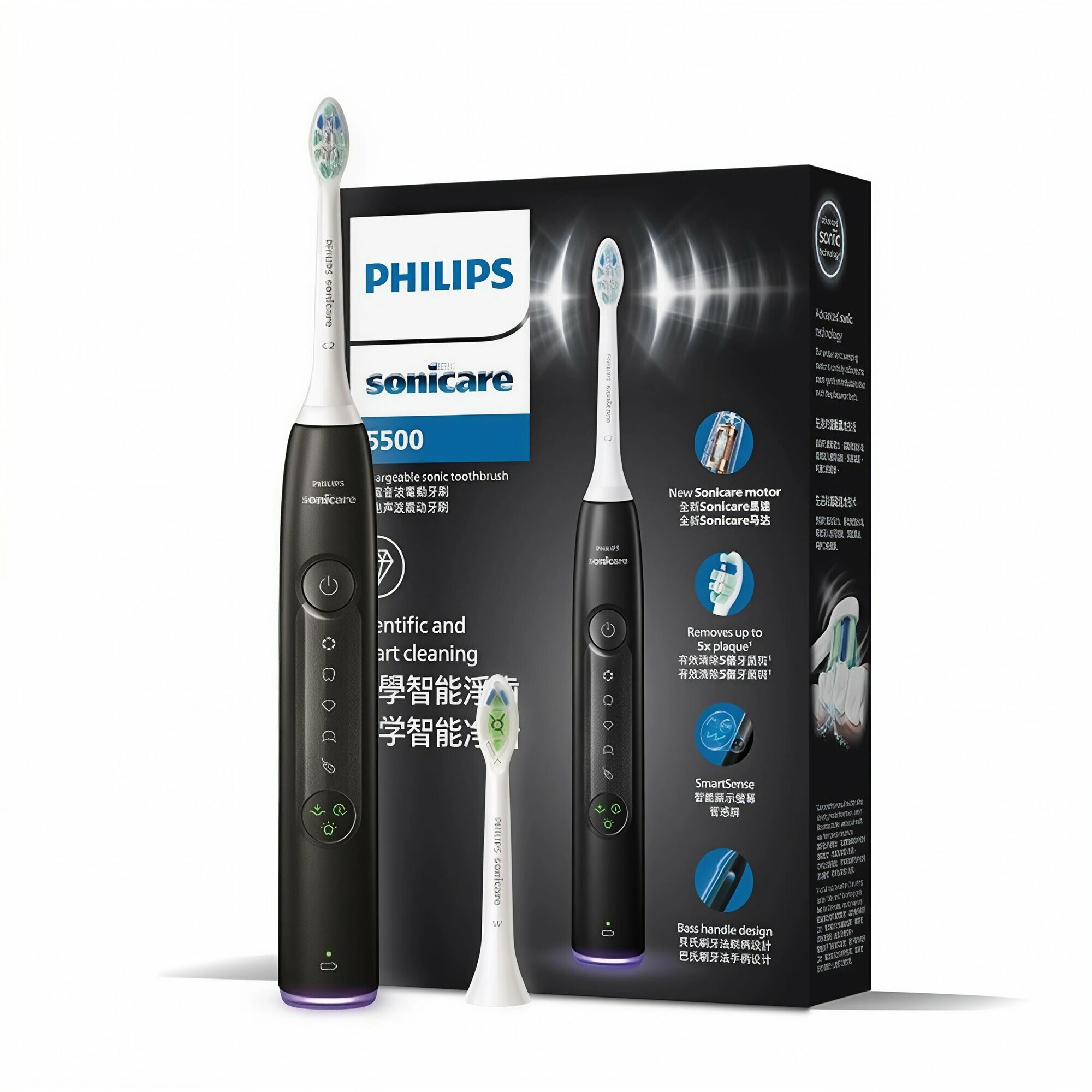 Электрическая щетка Philips Sonicare DiamondClean 3 Pro HX5282/01 | SmartSense | Удаление налета | IPX7