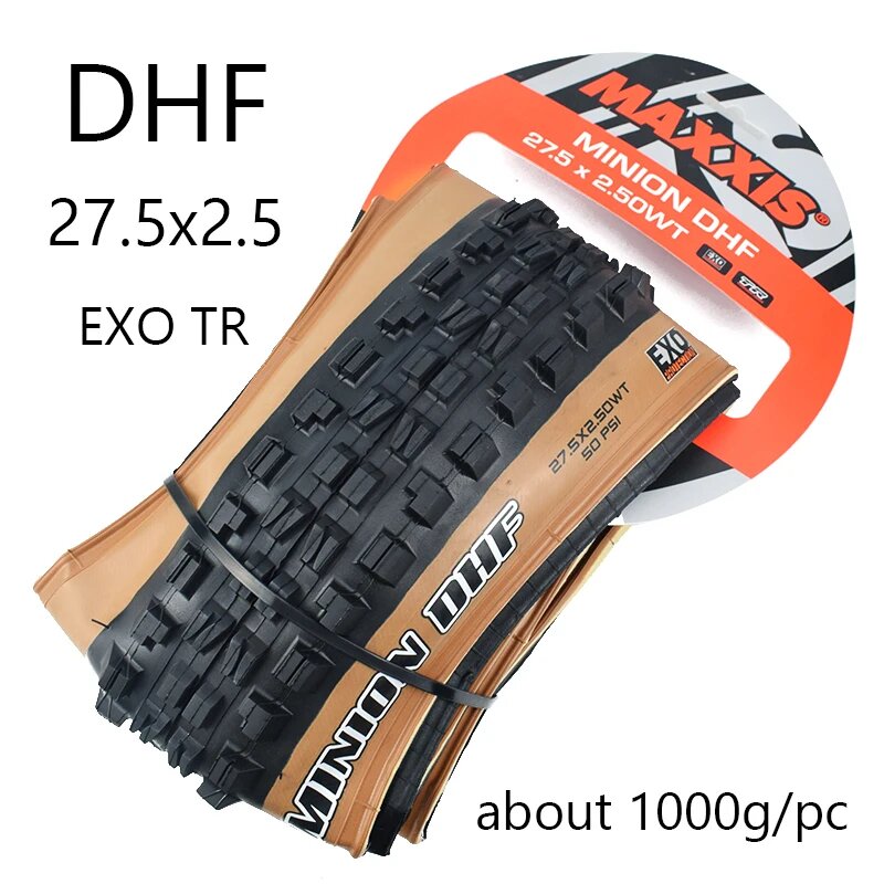 MAXXIS MINION DHF/DHR II шина для горных велосипедов 27.5*2.4/2.5 Черный, DHF 27.5X2.5 yellow
