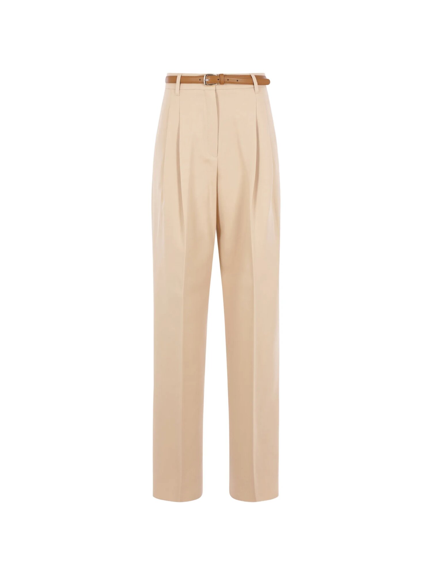 Брюки Belted pleated trousers