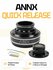 Крепление ANNX Quick Release, для рулей , крепление 70мм , быстросъемное