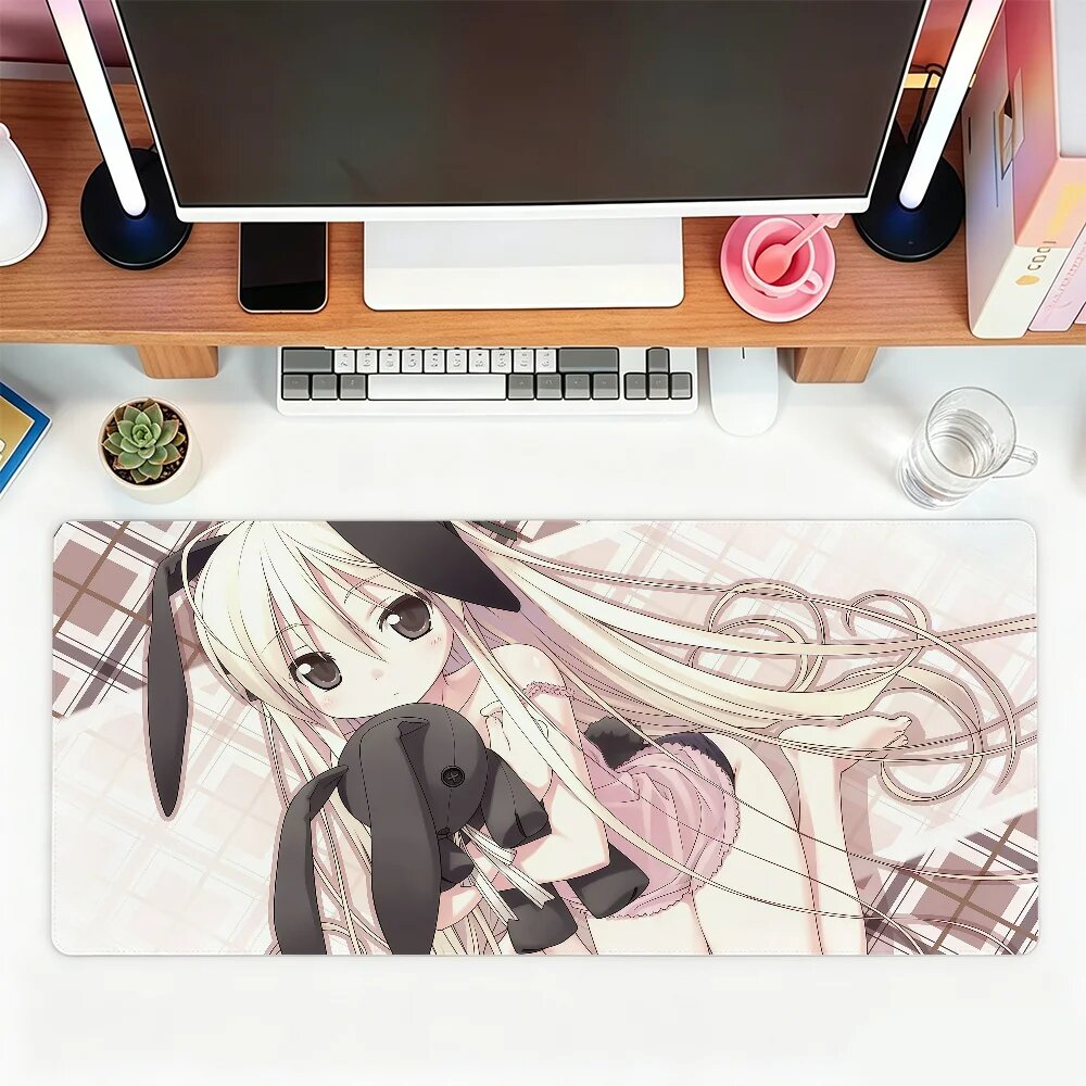 Коврик для мыши Anime Yosuga No Sora резиновый Черный, SBD180x220x2mm, z1