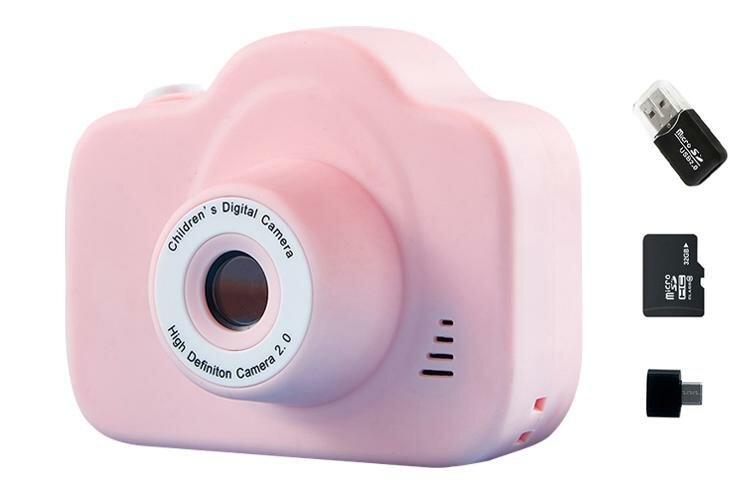 Детский цифровой фотоаппарат унисекс YUANJIXING 5896062, Cameras+32G Internal Memory Card+Card Reader+Apple Cell Phones Transfer