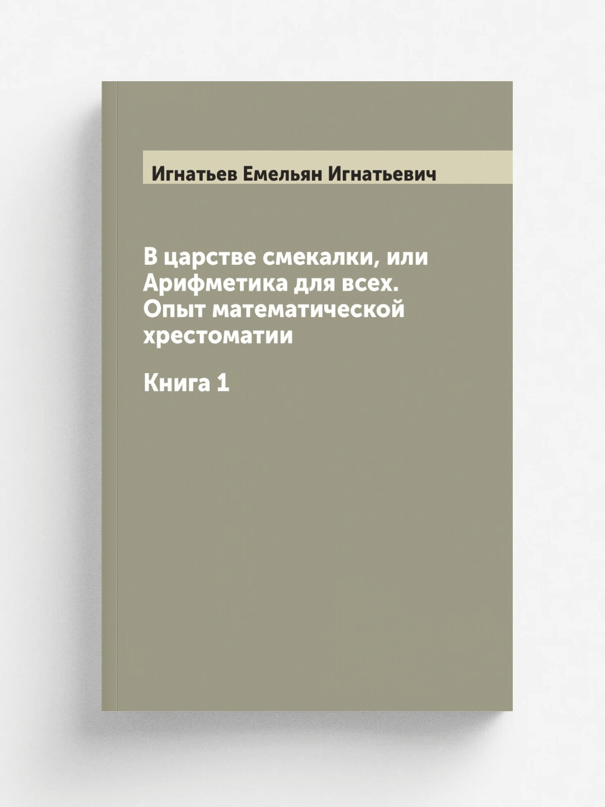 В царстве смекалки, или Арифметика для всех. Опыт математической хрестоматии. Книга 1