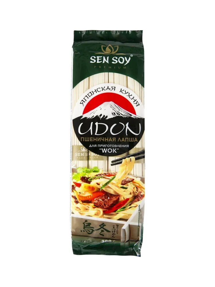 Лапша Sen Soy Premium пшеничная Udon, 300 г