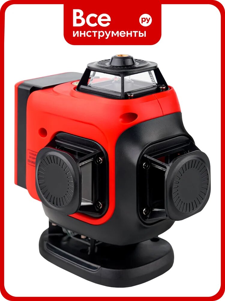 Лазерный уровень RGK ALPHA 4D 722880, 4 луча, зеленый, 360°, 40 м, IP54, 2 аккумулятора