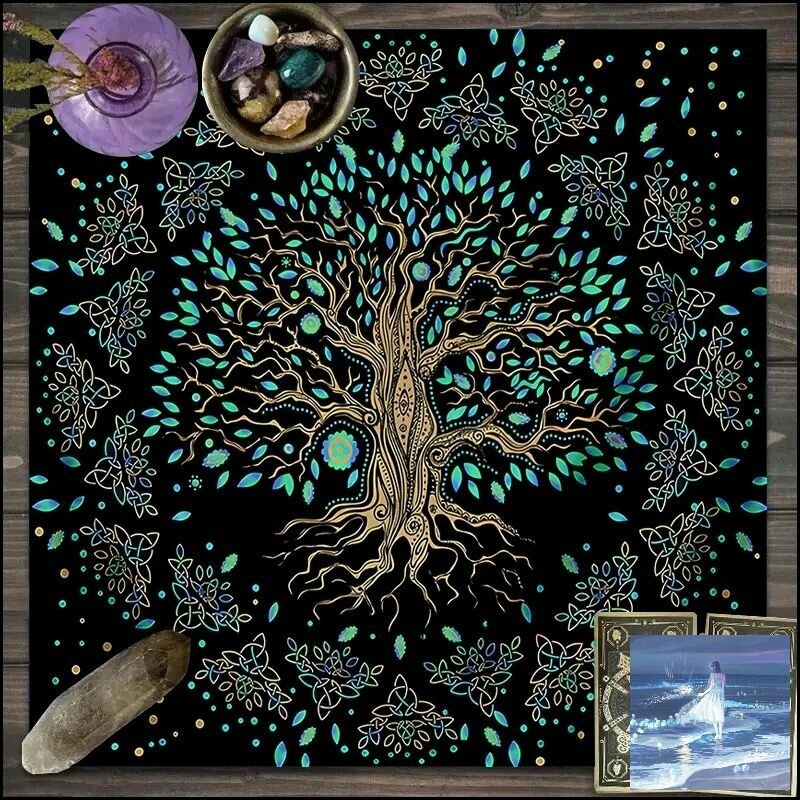 Эксклюзивная скатерть 120X120CM для гаданий на картах Таро