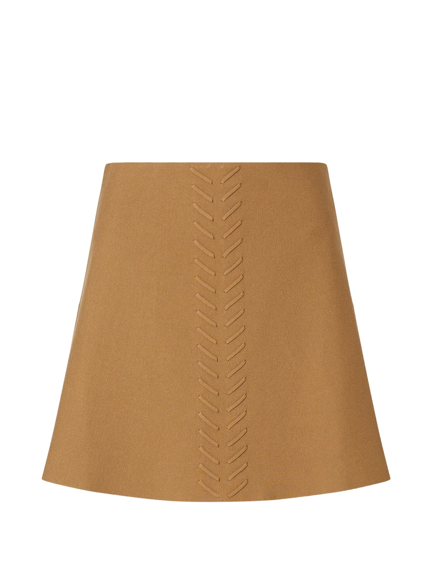 Юбка Knit mini skirt with braided details