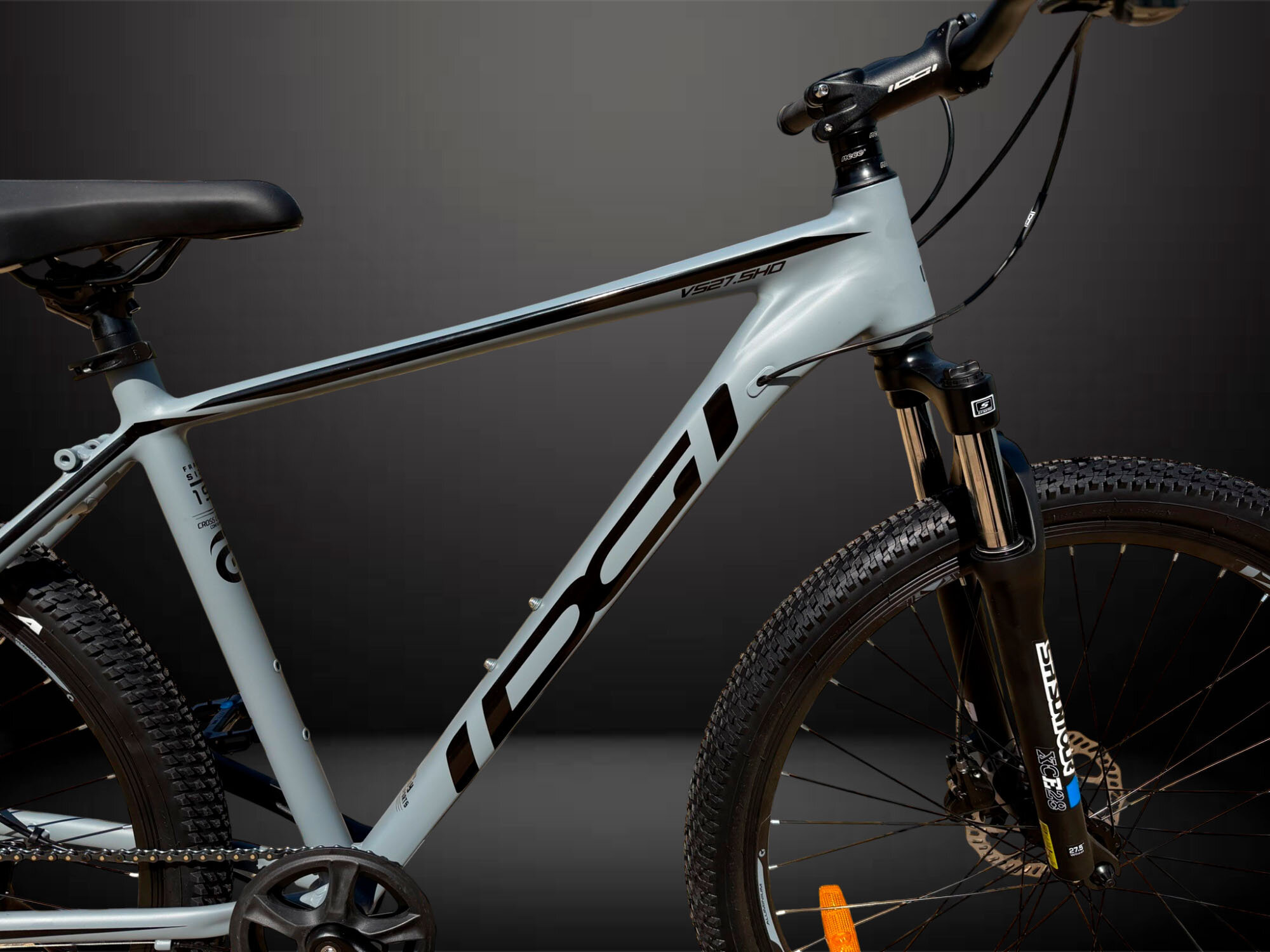 Велосипед горный IDGI VS 27.5- Shimano Altu-8, SUNTOUR XCE-100, Кассета, Гидравлика, Полированные швы,