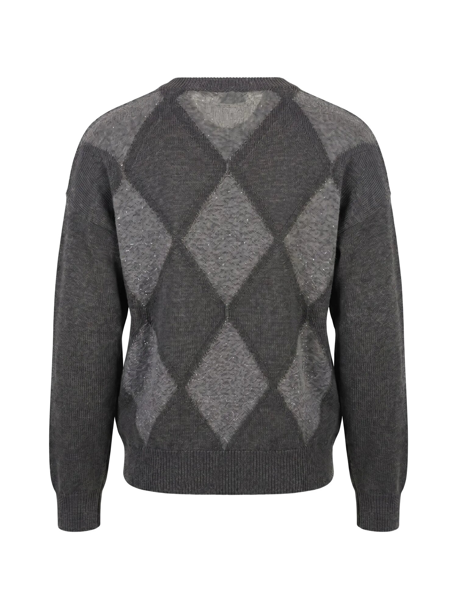 Свитер PESERICO Argyle sequin-embellished sweater, размер 40 — фото 1