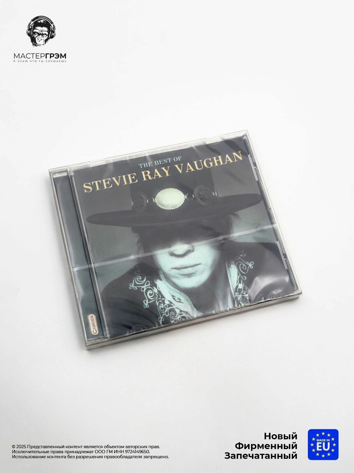 CD диск Stevie Ray Vaughan - The Best Of (CD) 2011, Jewel case