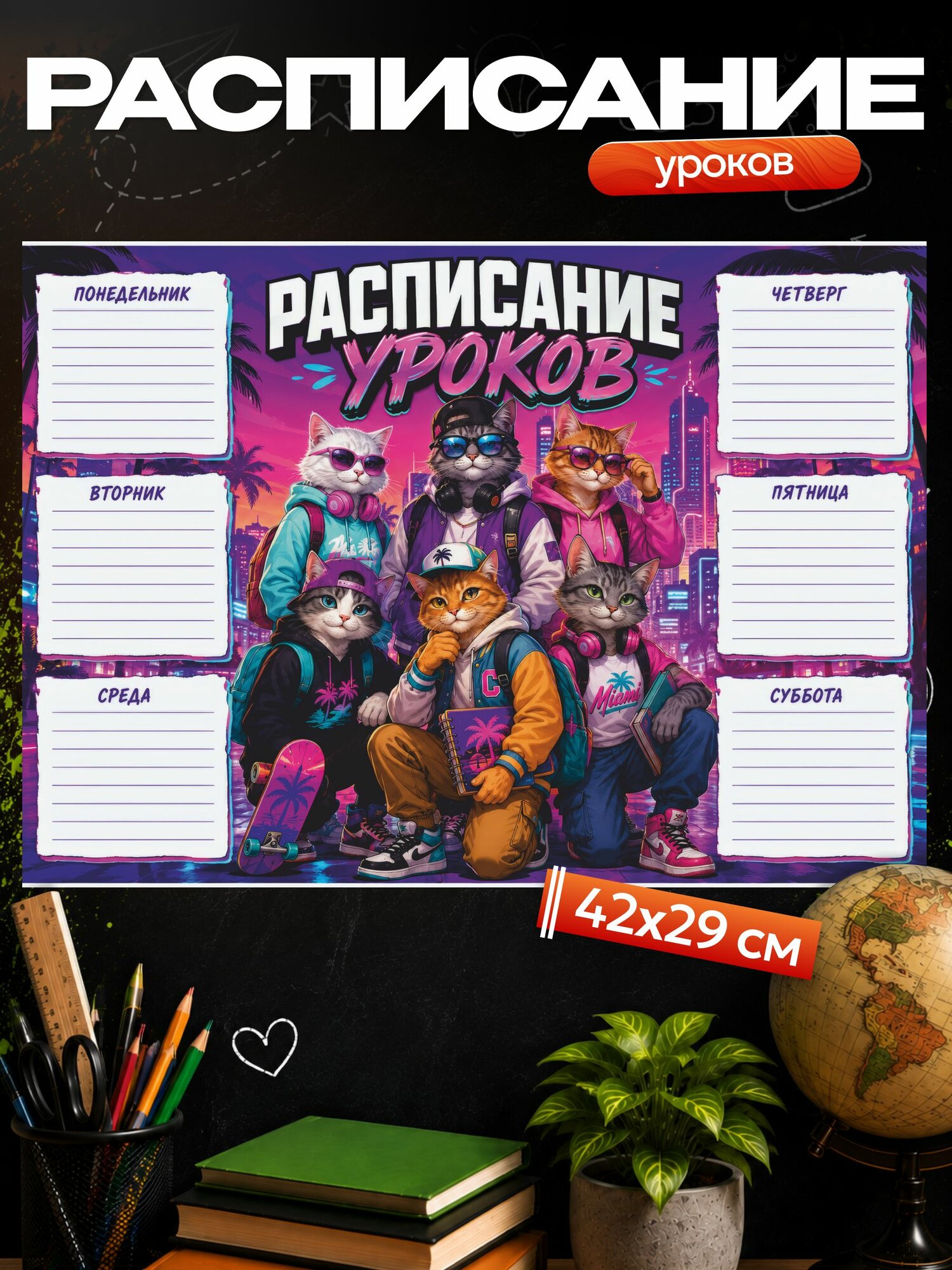 Расписание уроков ГТА коты